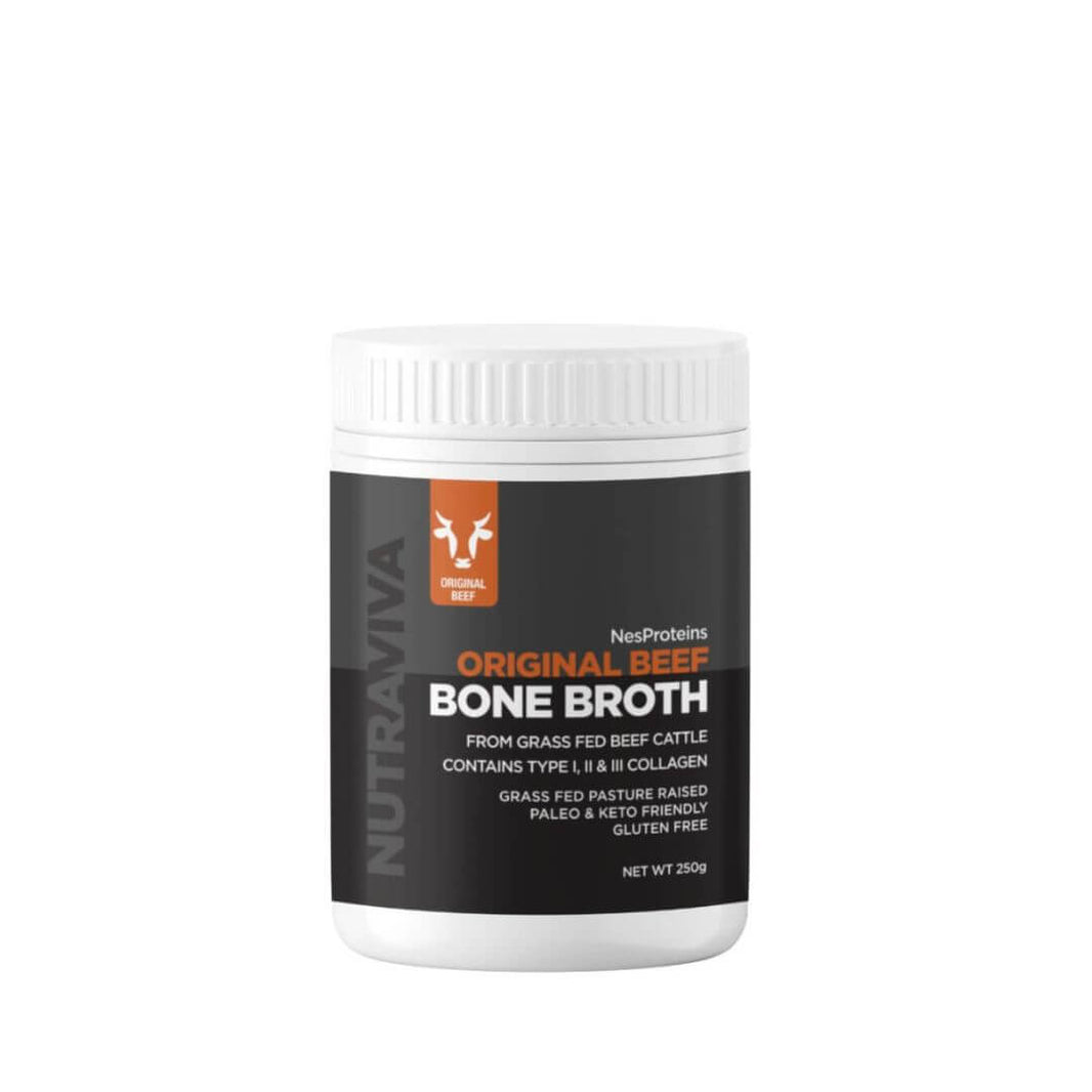 Premium Grass-Fed Bone Broth Powders | Nutraviva Australia