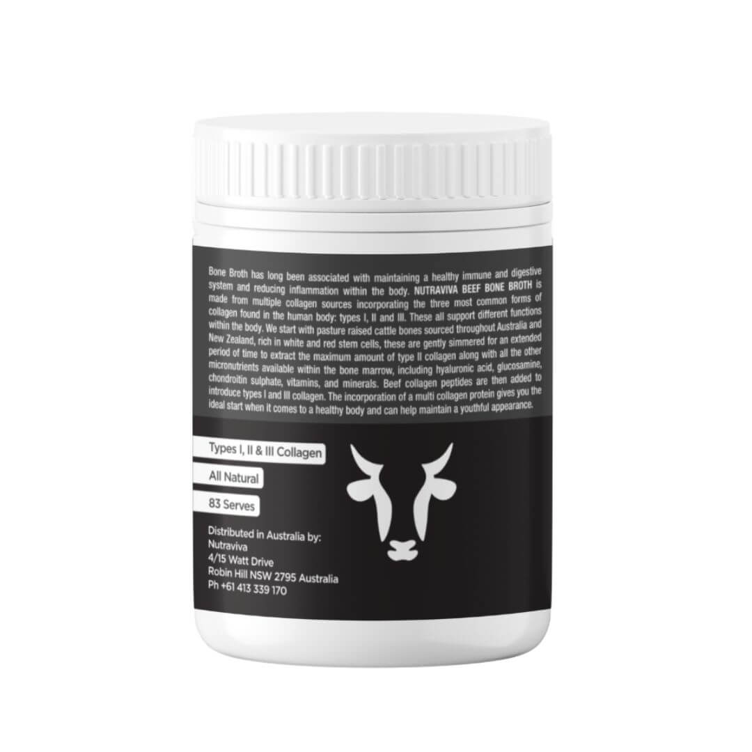 Beef Bone Broth Powder 250g | Nutraviva