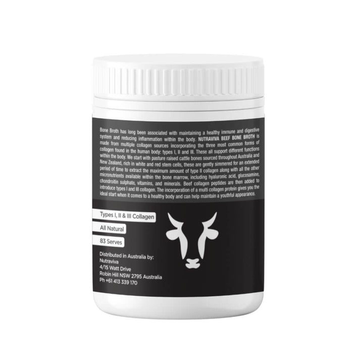 Beef Bone Broth Powder 250g | Nutraviva