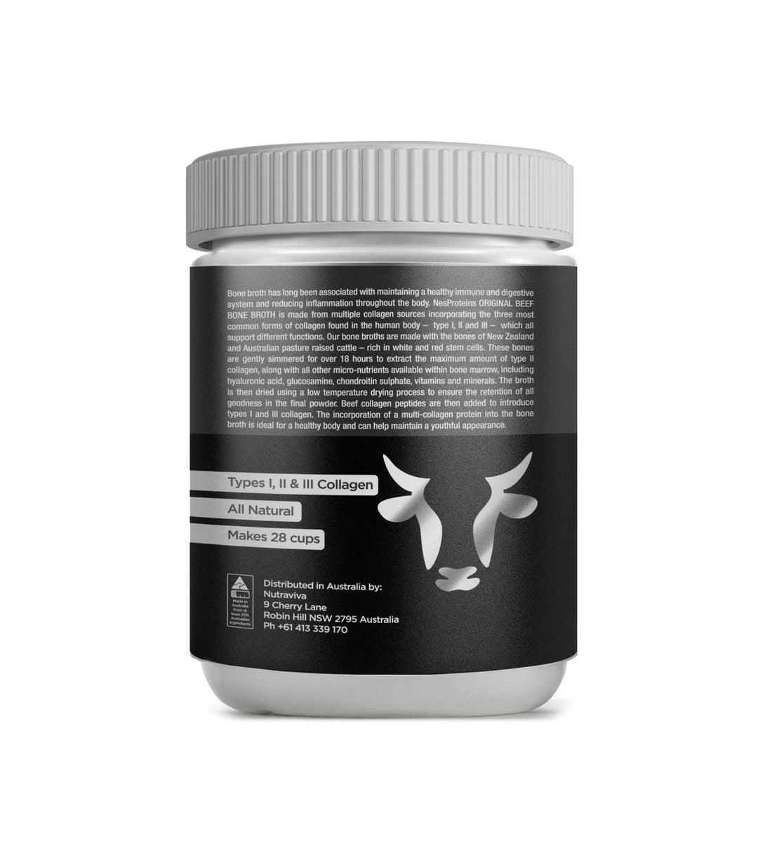 Beef Bone Broth Powder for immunity and gut health – Nutraviva
