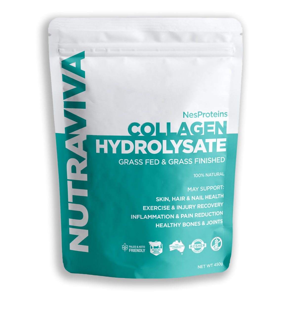 Nutraviva Collagen Hydrolysate 450g | Hydrolysed Collagen Peptides
